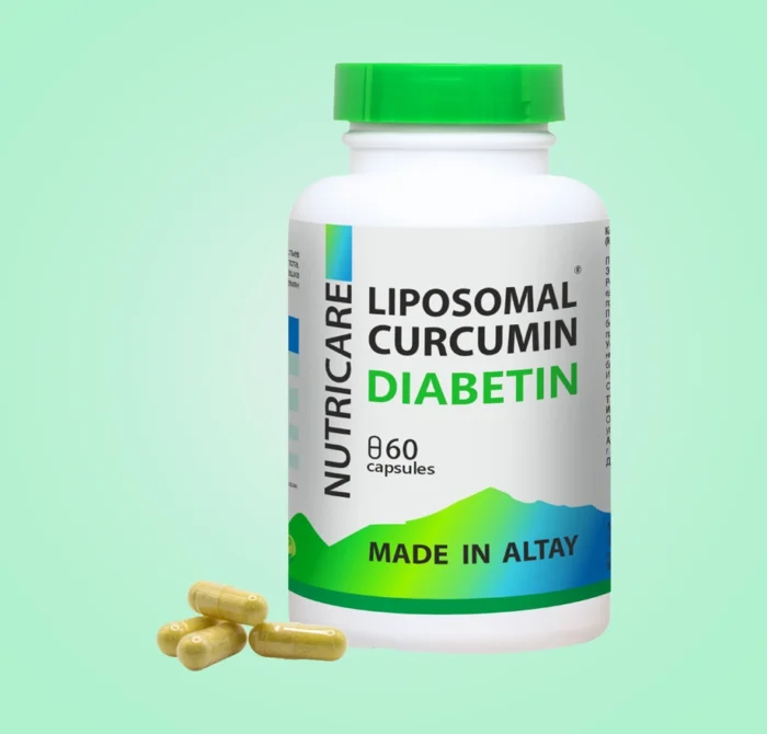 Complex for diabetes Diabetin Liposomal Curcumin, 60 capsules – Life Herb